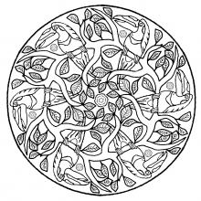 Mandalas with animals - 100% Mandalas Zen & Anti-stress