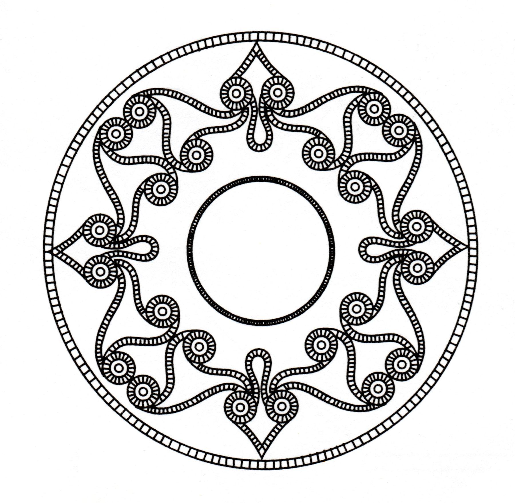 Celtic Mandala - 4 - Simple Mandalas