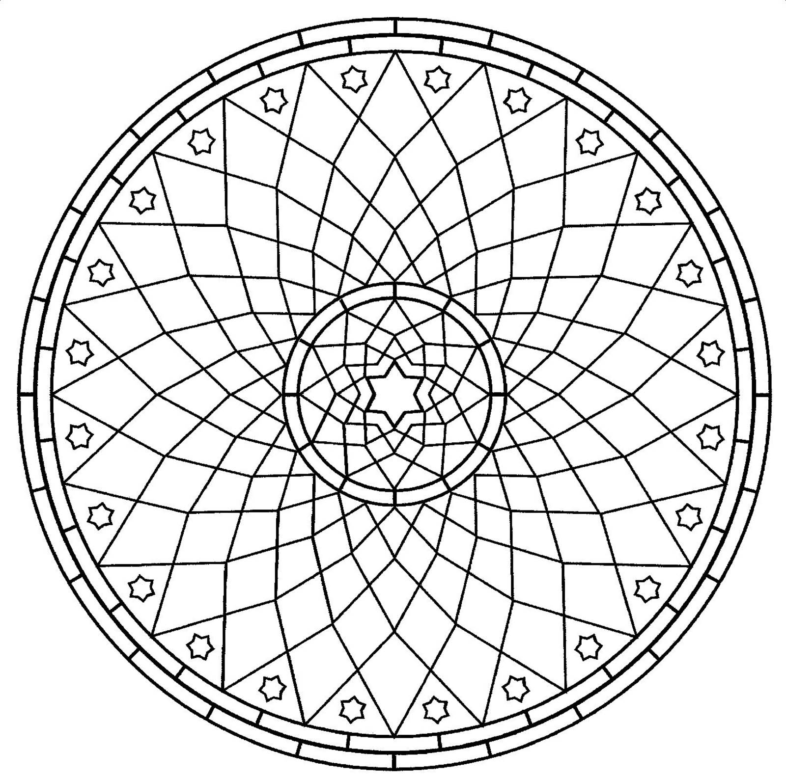 Mandala to download rosace - Simple Mandalas - Page 4