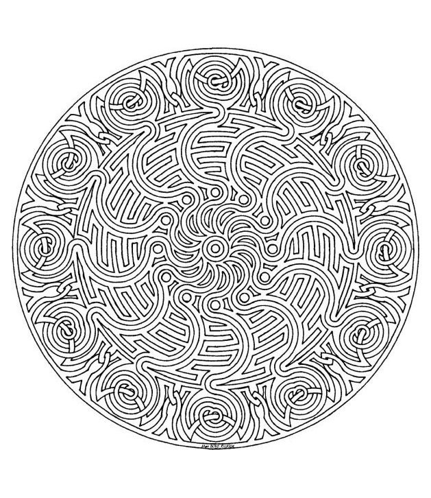 Mandala to color zen relax free - 10 - Zen & Anti-stress Mandalas